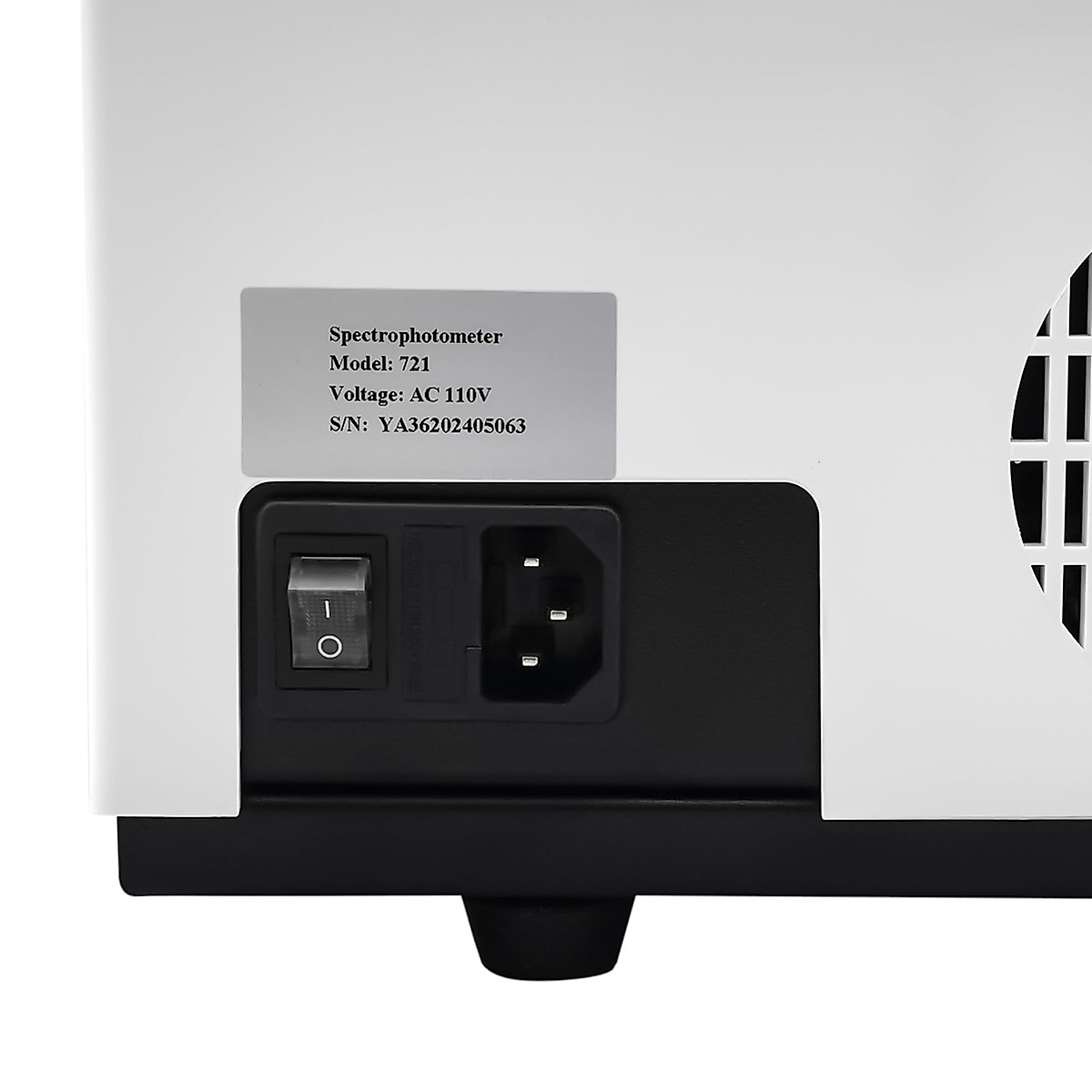 DNYSYSJ Visible Spectrophotometer 4 LDC 721 Digital Wavelength Lab Visible Wavelength Range 350 to 1020nm Wave Tungsten Lamp Laboratory Equipment 110V Photometer