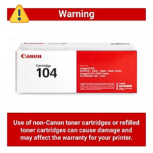 Canon 104 Black Toner Cartridge - 0263B001AA