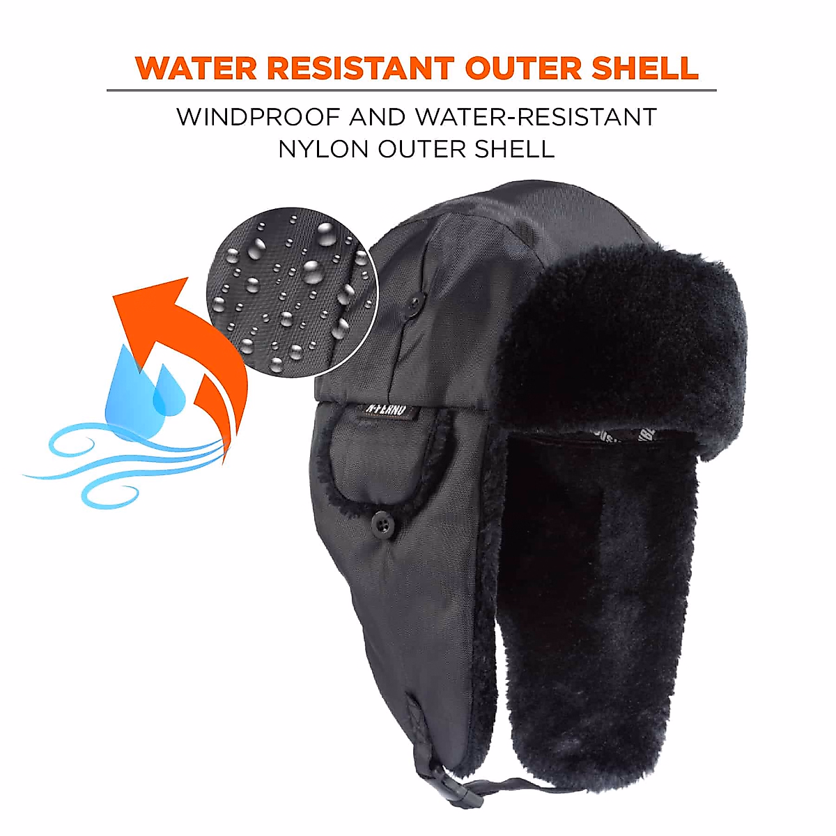 Ergodyne N-Ferno 6802 Thermal Winter Trapper Hat