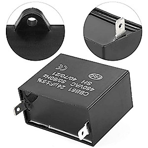 CBB61 Starting Run Capacitor Generator 450V AC 24uF 50/60Hz for 400/350/300/250VAC UL/RU Listed