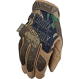 Mechanix Wear - Original Woodland Camo Tactical Gloves (Small, Camouflage)