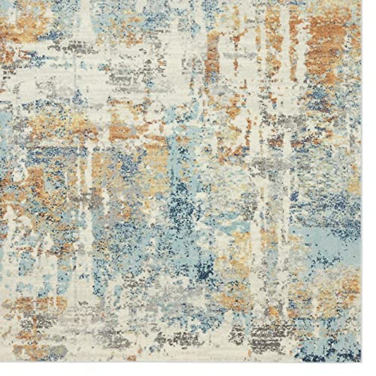 LUXE WEAVERS Artistic Distressed Multi 5x7 Abstract Area Rug, Stain Resistant Carpet