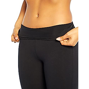 Marika Women's Carrie Tummy Control Bootleg Pant, Black, Medium/32" Inseam