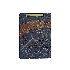 stores Clipboard Word Pad Hangable Design Clipboard Stationery Test Paper Clip Drawing Board Exam Pad Word Board File Clip (Color : D)
