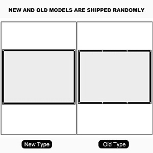 72 Inch Portable Foldable White Projector Curtain Projection Screen 4:3 Portable Movies Screen for Projector Home Theater Outdoor (72Inch)