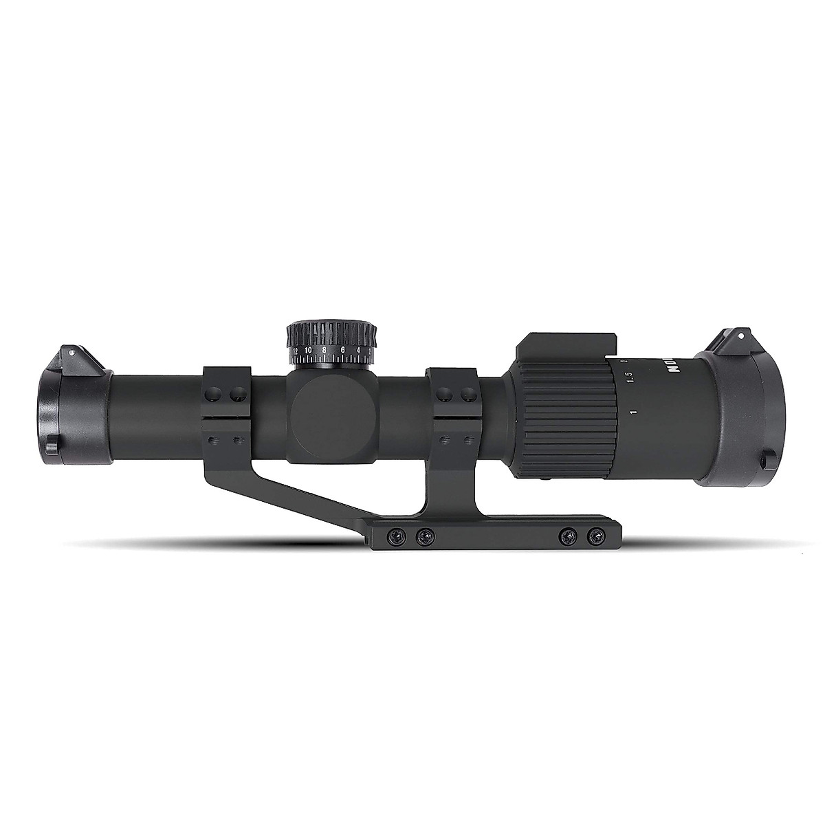 Monstrum Alpha Series 1-6x24 First Focal Plane FFP Rifle Scope | ZR305 H-Series Offset Scope Mount | Bundle