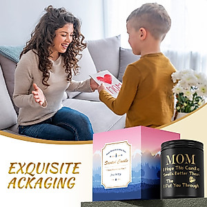 Gifts for Mom from Daughter Son, Handmade Candle Gifts for Mom, Unique Mother's Day Present, Funny Birthday Gifts for Mom, Mom Gifts,Mothers Day Gifts,Lavender Scented Candles(7oz)