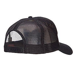 e4Hats.com US Army Retired Military Embroidered Mesh Cap - Black OSFM