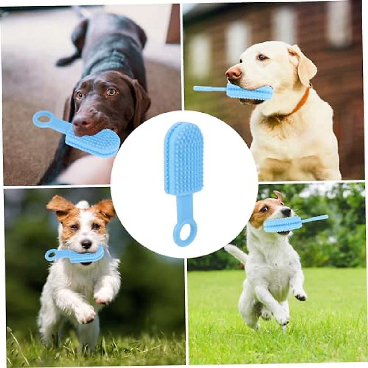 Housoutil Teething Toy Pet Teething Toys TPR Pet Dog Dental Stick Puppy Teething Toys