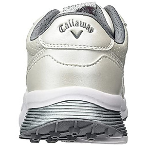 Callaway Women's Golf Shoe, White Grey, 4.5 UK Wide