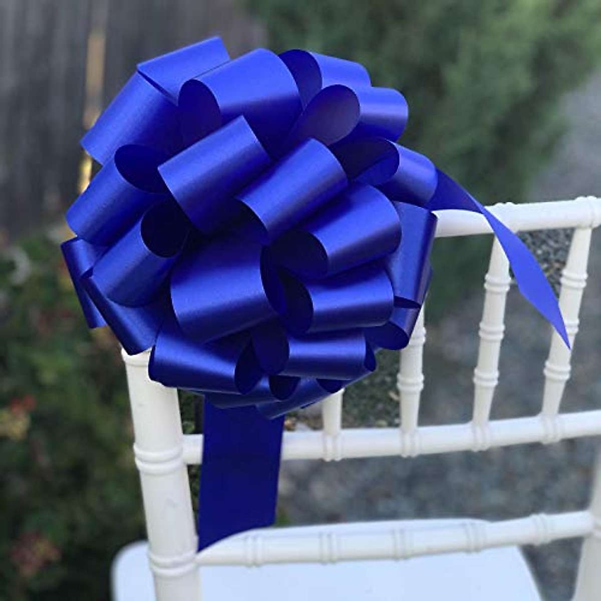 Gold, White, Green, Blue, Red Pull Bows for Gifts - 9" Wide, Set of 5, Easter, Presents, Gift Basket, Christmas, Birthday, Holiday Embellishments, Office, Fundraiser, Wreath, Swag, Decoration