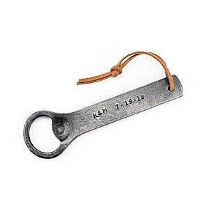 Personalized Hand Forged Bottle Opener