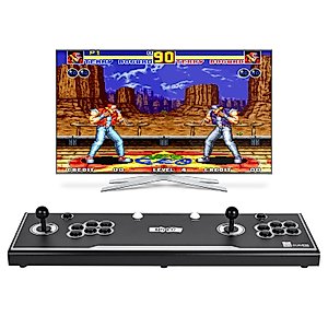 UNICO Game Arcade Game Console, 44 Pre-Loaded Genuine SNK Games, Two Joysticks for Two Player, HDMI Output to TV/Monitor
