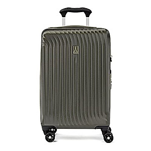 Travelpro Maxlite Air Hardside Expandable Luggage with 8 Spinner Wheels, Lightweight Hard Shell Polycarbonate Suitcase, Slate Green, Carry-On 21-Inch
