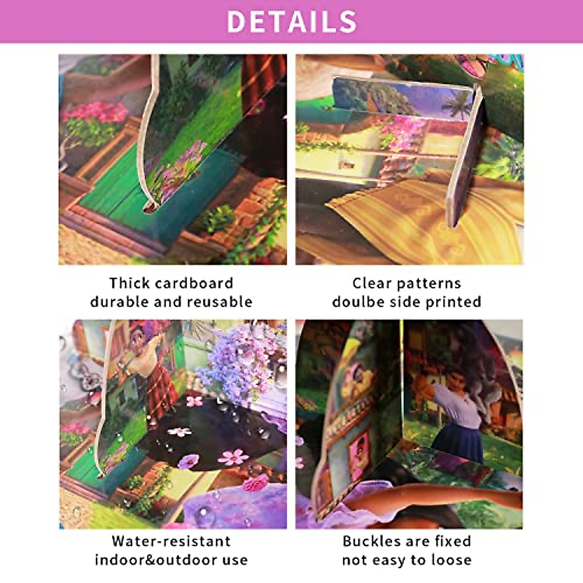 Encanto Birthday Party Decorations Supplies for Kids Girls 3-Tier Cupcake Stand Holder Cupcake Decorations Round Serving Tray Stand Dessert Tower Encanto Party Decor