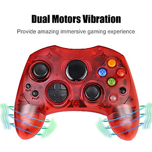 Classic Controller S-Type Wired Gamepad for Xbox S Type Console (Ruby Red)