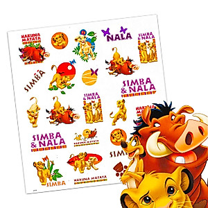 Disney Tattoos Party Favors Mega Assortment ~ Bundle Includes 7 Disney Favorites Temporary Tattoo Packs Featuring Disney Princess, Toy Story, Frozen, Cars, Lion King and More (Over 175 Tattoos!)
