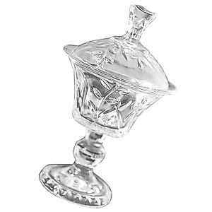 ABOOFAN Ice Cream Glass Ice Cream Bowl Clear Footed Small Dessert Cup Sundae Parfait Trifle Bowl Small Glass Bowl Candy Jar with Lid for Dessert Snack Cereal Fruit and Nut Bowls