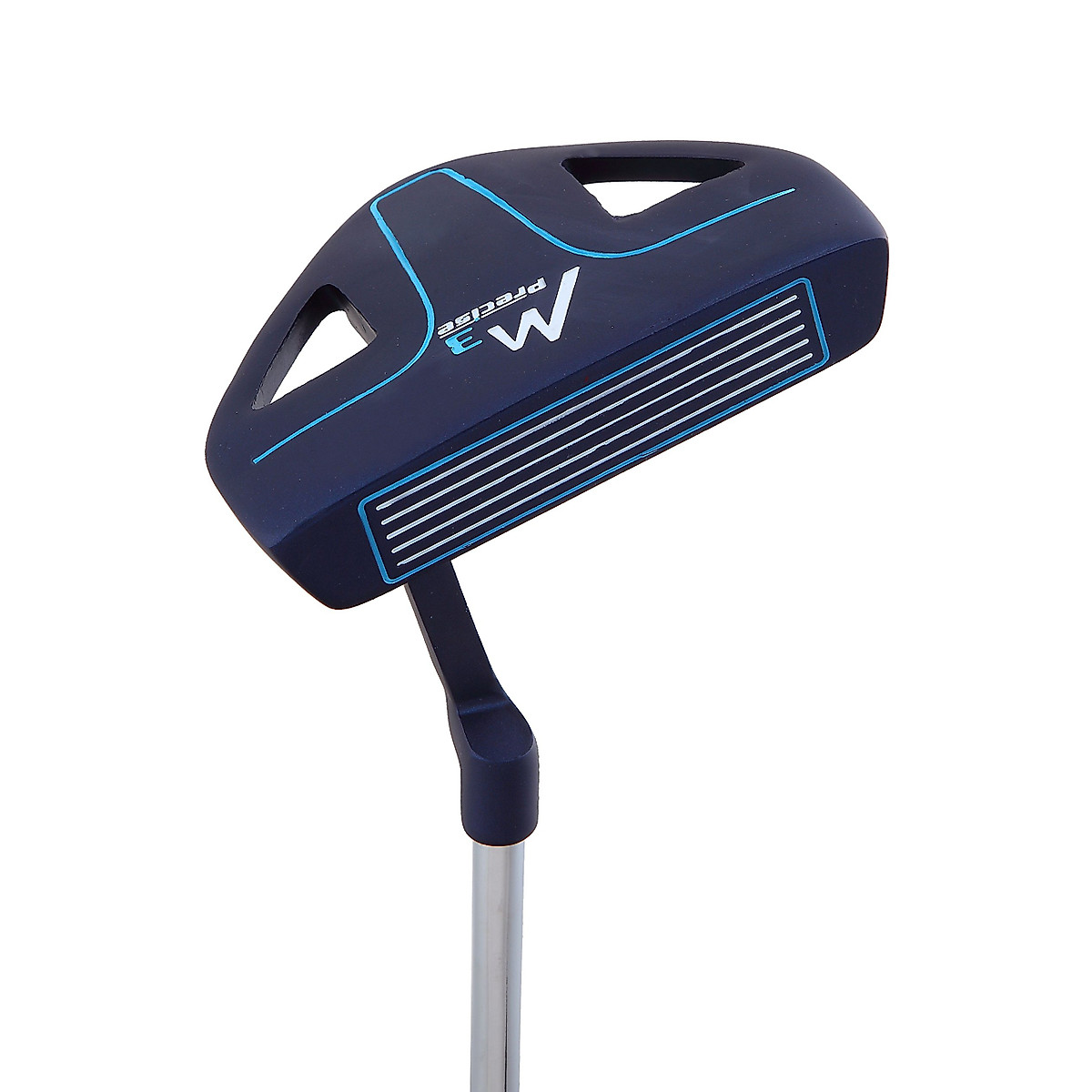 Precise M3 Ladies Womens Complete Golf Clubs Set Includes Driver, Fairway, Hybrid, 7-PW Irons, Putter, Stand Bag, 3 H/C's Blue - Regular or Petite Size!