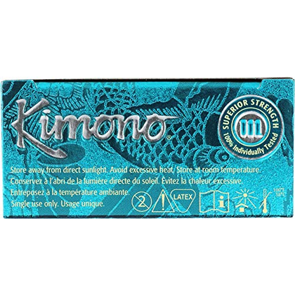 Kimono Microthin Plus - Premium Lubricated Natural Latex Condoms, Ultra Thin with Extra Moisture and AquaLube, Vegan-Friendly, No Latex Odor - Enhanced Sensitivity - Pack of 12