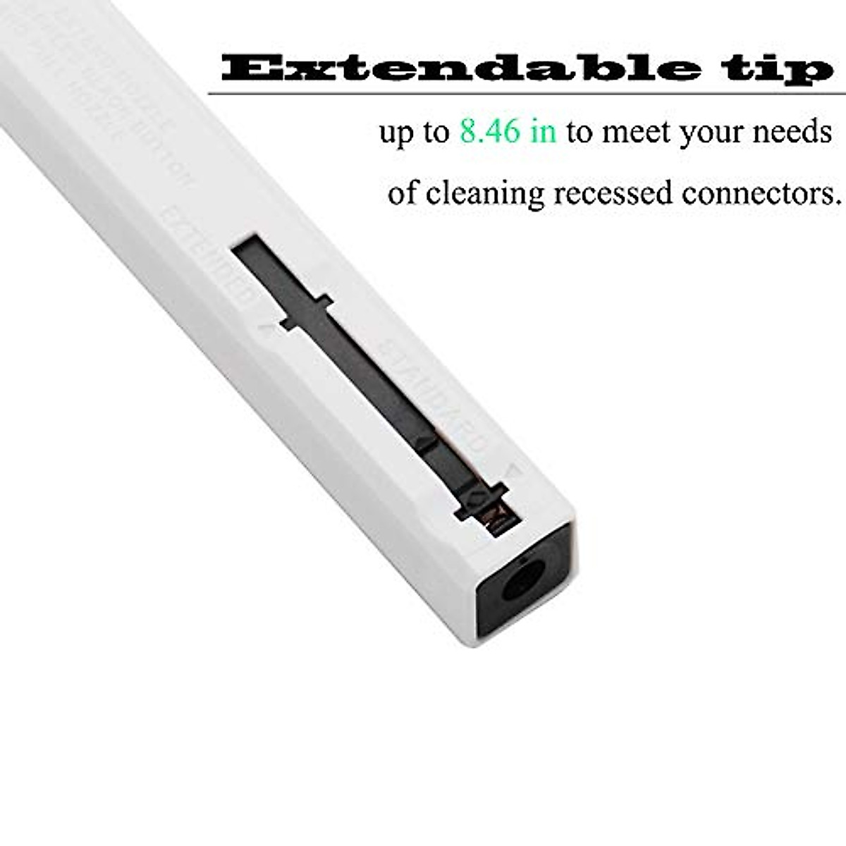 TUTOOLS Fiber Optic Cleaner,Fiber Optic connectors Cleaning,Fiber Optic Cleaner Pen with 800+ Cleans for 2.5mm SC/ST/FC Ferrules Push Type