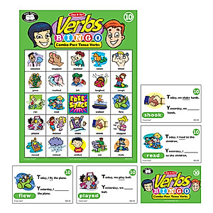 Super Duper Publications | Say & Do Verbs Bingo Game | Action Words | Educational Learning Resource for Children