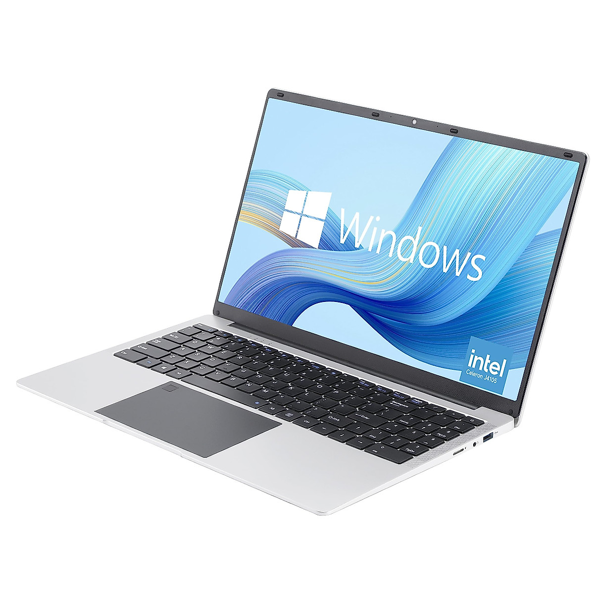 KBJPADS 15.6 Inch Laptop Computer,Intel CeleronJ4105 Processor, 6GB DDR4, 256GB SSD Storage, FHD IPS Screen(1920 * 1200) ，Quad Core Windows 10 Laptop,Thin & Light Laptop 4000mAh Battery 2.4G/5G WiFi