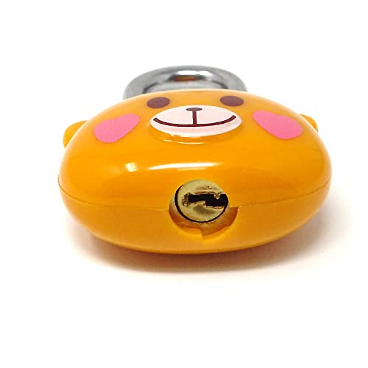 Honbay Cute Cartoon Animal Padlock Mini Brown Bear Padlock Lock with Key - for Jewelry Box, Purse, Handbag, Backpacks, Cabinet, Treasure Chest, Suitcases, Lockers, Letter Box, Diary, Notebook, etc