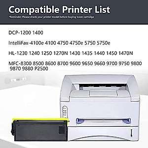 1 Pack High Yield Compatible TN460 TN-460 Black Toner Cartridge Replacement for Brother 4100 4750 4750e 5750e 8300 8700 9660 9700 9750 9870 9880 1230 1240 1270N Toner Printer, Sold by LITQUA