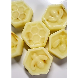 Honeycomb Honey Bee Baby Shower Favors - Birthday Party Goats Milk & Honey Scent Soaps Gender Reveal Party Pack of 20