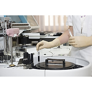 KingSeal Size LARGE Latex General Purpose Gloves, Powder Free, 4 mil, Non-Medical Uses Only - 1 Box of 100 Gloves by Weight