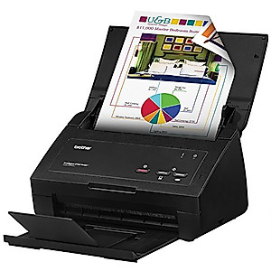 Brother ImageCenter, High-Speed Desktop Document Scanner, ADS-2000e, Multiple-Page Scanning, Multiple Scan Destinations, Duplex Scanning