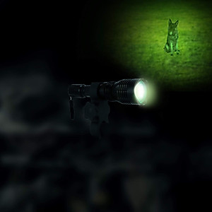 LUMENSHOOTER LS250 Varmint Hunting Light Kit, Green Red White All in One Predator Light for Coyote, Hog, Fox