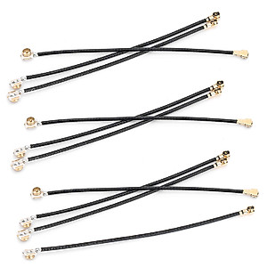 753 10Pcs IPEX4 MH4 Gen4 UFL Female to IPEX1 Cable, IPEX-4 IPEX MHF4 Gen4 UFL Female to IPEX-1 Connector for AX200/9260 8265