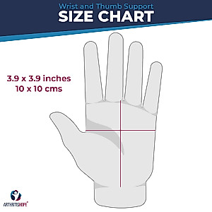 ArthritisHope Wrist and Thumb Support (Skin) - Magnetic Therapy Silicone Gel Glove Protector for Carpal Tunnel, Hand Tendonitis, Typing, Arthritis, Osteoarthritis & Rheumatoid arthritis