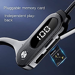 MBETA Bluetooth Headset for Bone Conduction 5.3 Wireless Sports Running Waterproof pluggable Non-in-Ear Headphones
