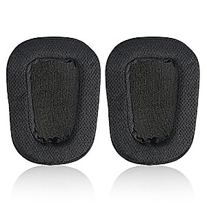 JARMOR Replacement Memory Foam & Mesh Fabric Ear Cushion Pads Cover for Logitech G633 G933 Headphone ONLY (Black)