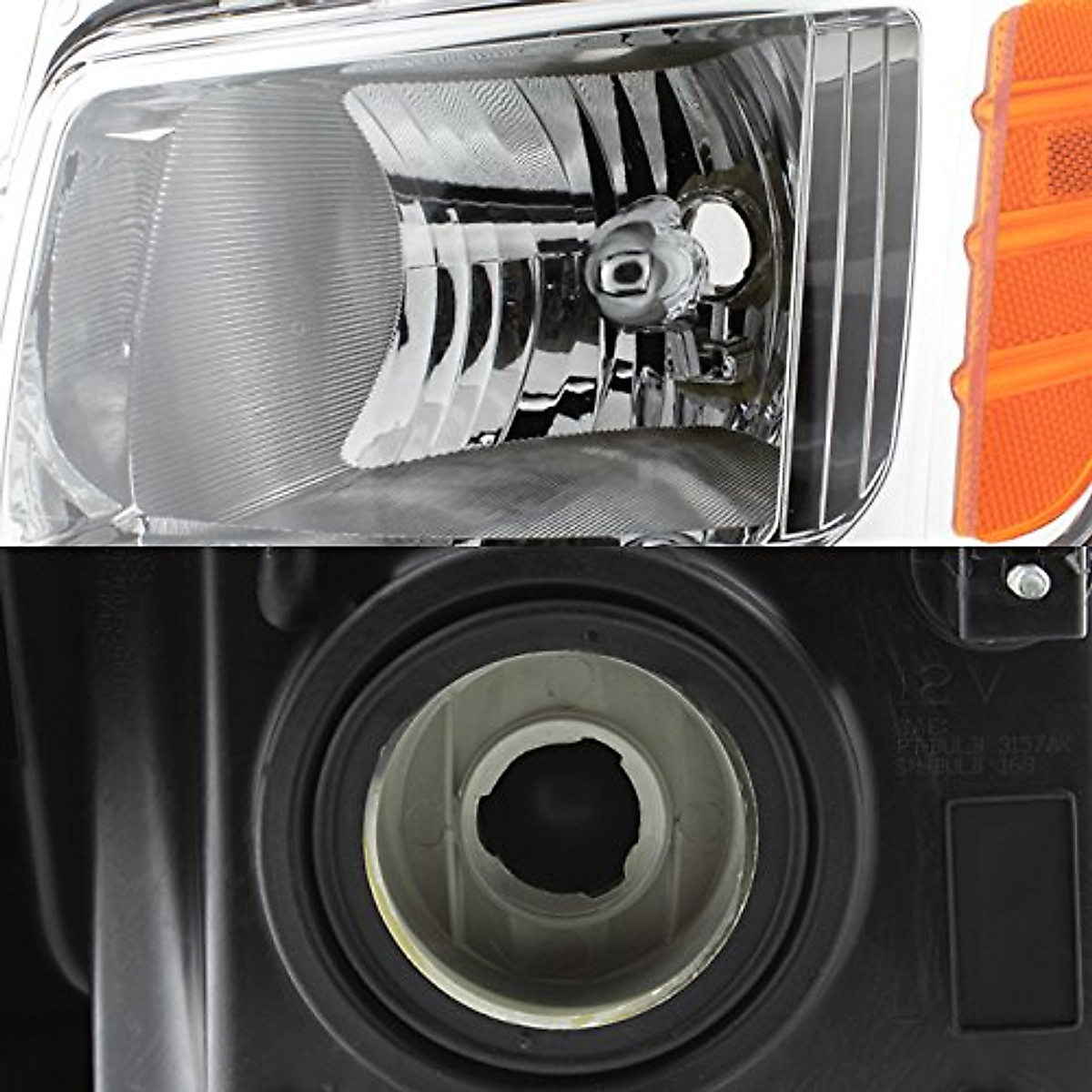 AKKON - For 2007 2008 2009 2010 2011 Dodge Nitro Headlights Headlamps LH Left & RH Right Side Assembly