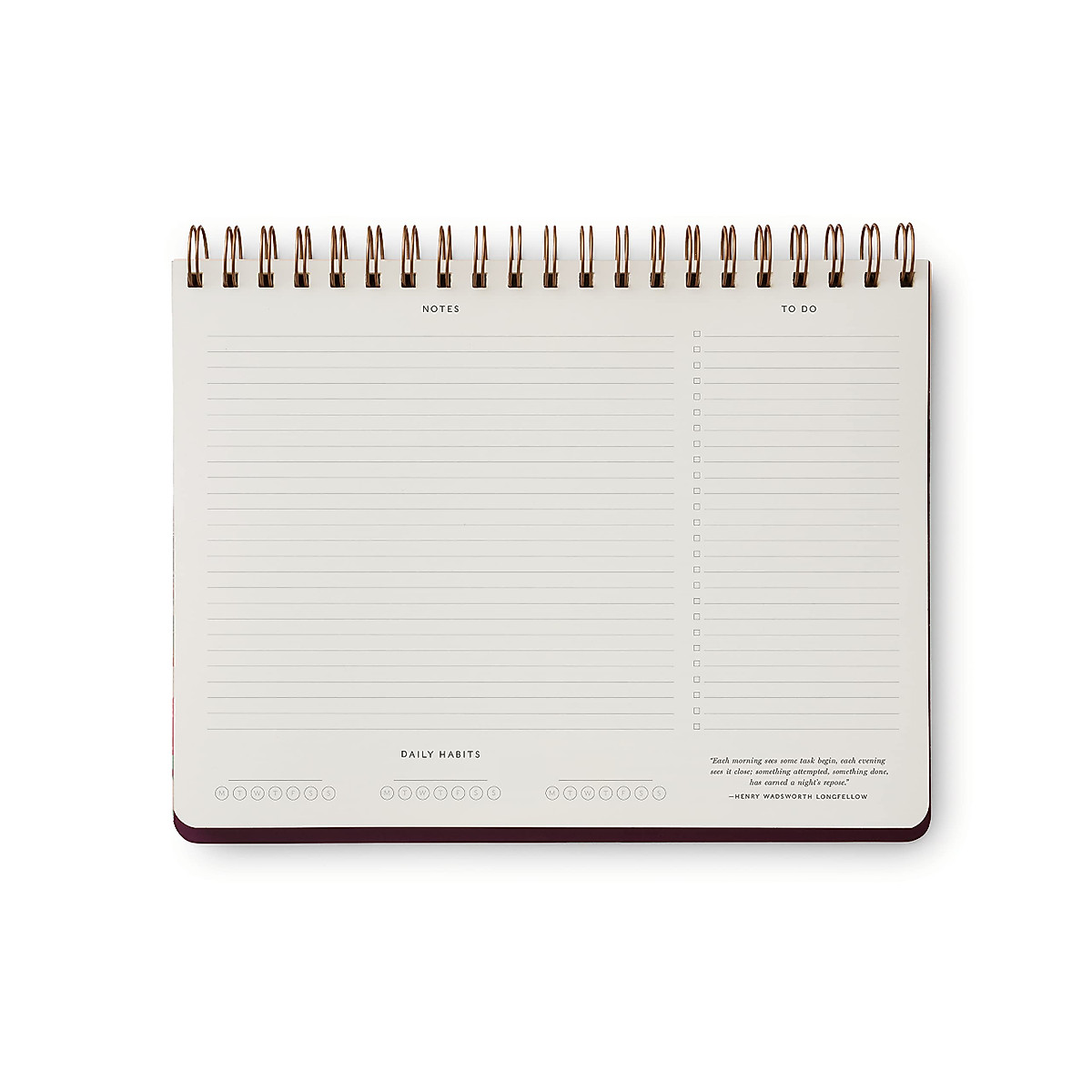 RIFLE PAPER CO. 2024 Blossom 12-Month Top Spiral Planner - Monthly and Weekly Dated Planner, Sturdy Double Spiral Top, Space for Monthly Notes and Weekly To Do List