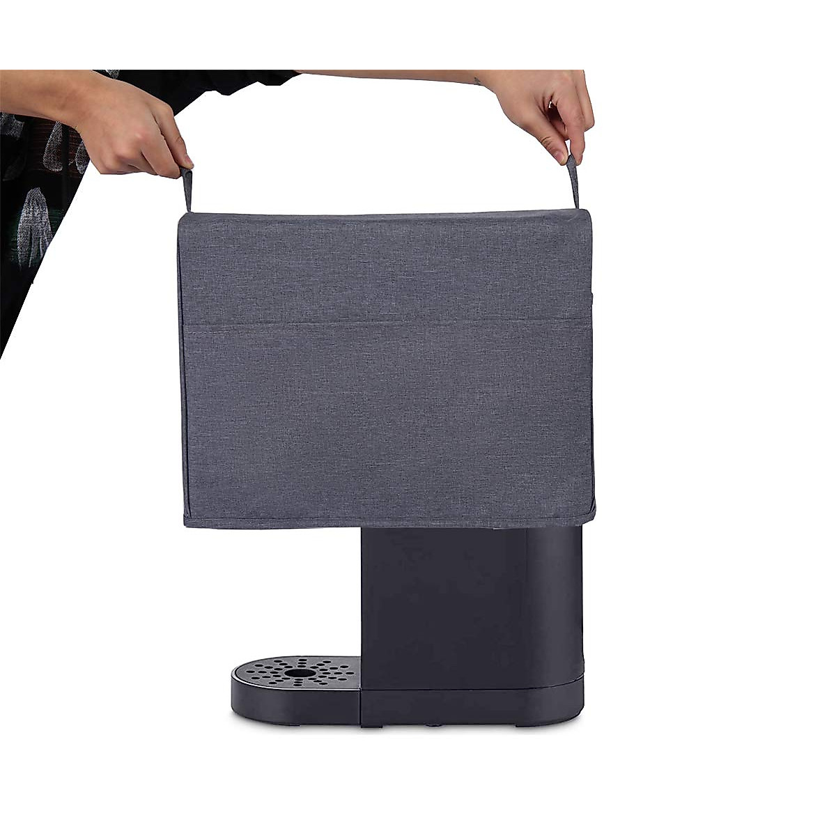 YELAIYEHAO Single Serve Coffee Makers Cover for Keurig Coffee Maker K-Mini (grey, 12"X5"X12.5")