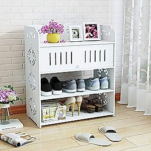 DINGZZ Shoe Rack Simple Multi-Layer Dust-Proof Shoe Cabinet Large Capacity Shoes Storage Shelf Organizer for Shoes (Size : Style3)