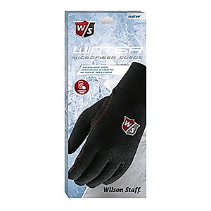 WILSON Staff Winter Gloves - Men's Medium, Black