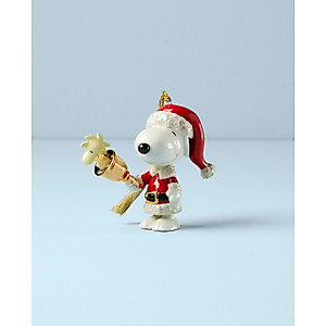 Lenox 894766 Snoopy Ringing Bell Ornament, Christmas