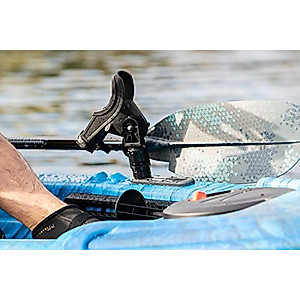 Pelican The Catch Kayak Paddle - Adjustable Fiberglass Shaft with Nylon Blades - Lightweight and Adjustable Perfect for Kayak Fishing - 98.5 in - Artic Blue