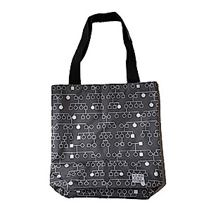 Family Tree Tote Bag - 15x15 inch Pedigree Purse for Genetics and Science Lovers, Girls in STEM