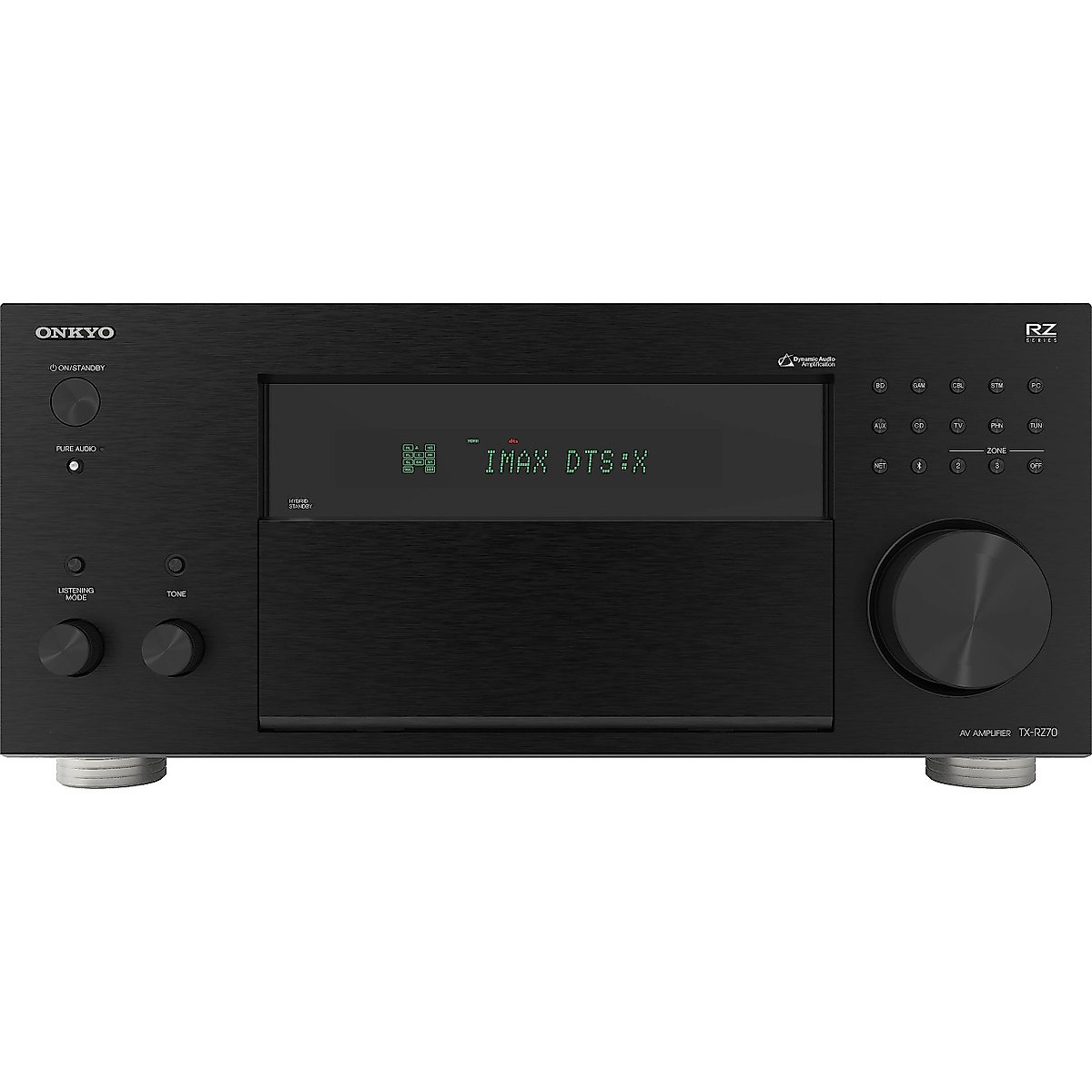 Onkyo TX-RZ70 11.2 Channel AV Receiver - 140 Watts Per Channel, Dirac Live Out of Box, Dirac Bass Control Compatible, Works with Sonos Certified, Studio Grade Processing, and More!