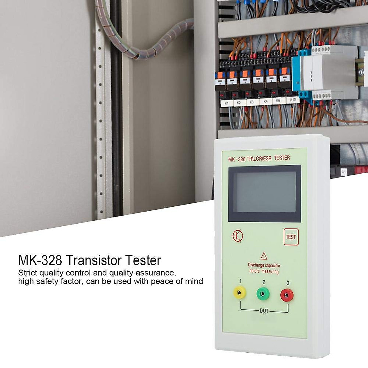 MK-328 Transistor Tester, Inductance Capacitance Resistance Electronic Meter, Portable Transistor, TR Meter
