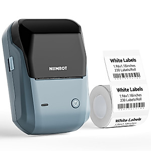 NIIMBOT B1 Label Maker Machine with Tape, 2" Portable Sticker Printer for Home School & Small Business, Compatible with Phones & PC