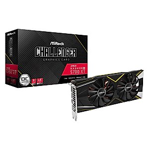 ASRock VCX RX 5700 XT Challenger D 8G OC 8GB GDDR6 PCIE 256B HDMI 3xDP Retail (RX5700 XT CHALLENGER D 8G OC)