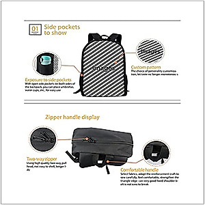 GLENLCWE Tribal Indian American Navajo Aztec Backpack with Lunch Bag Pencil Bag,Kids 3 in 1 Backpack Kit for Boys Girls